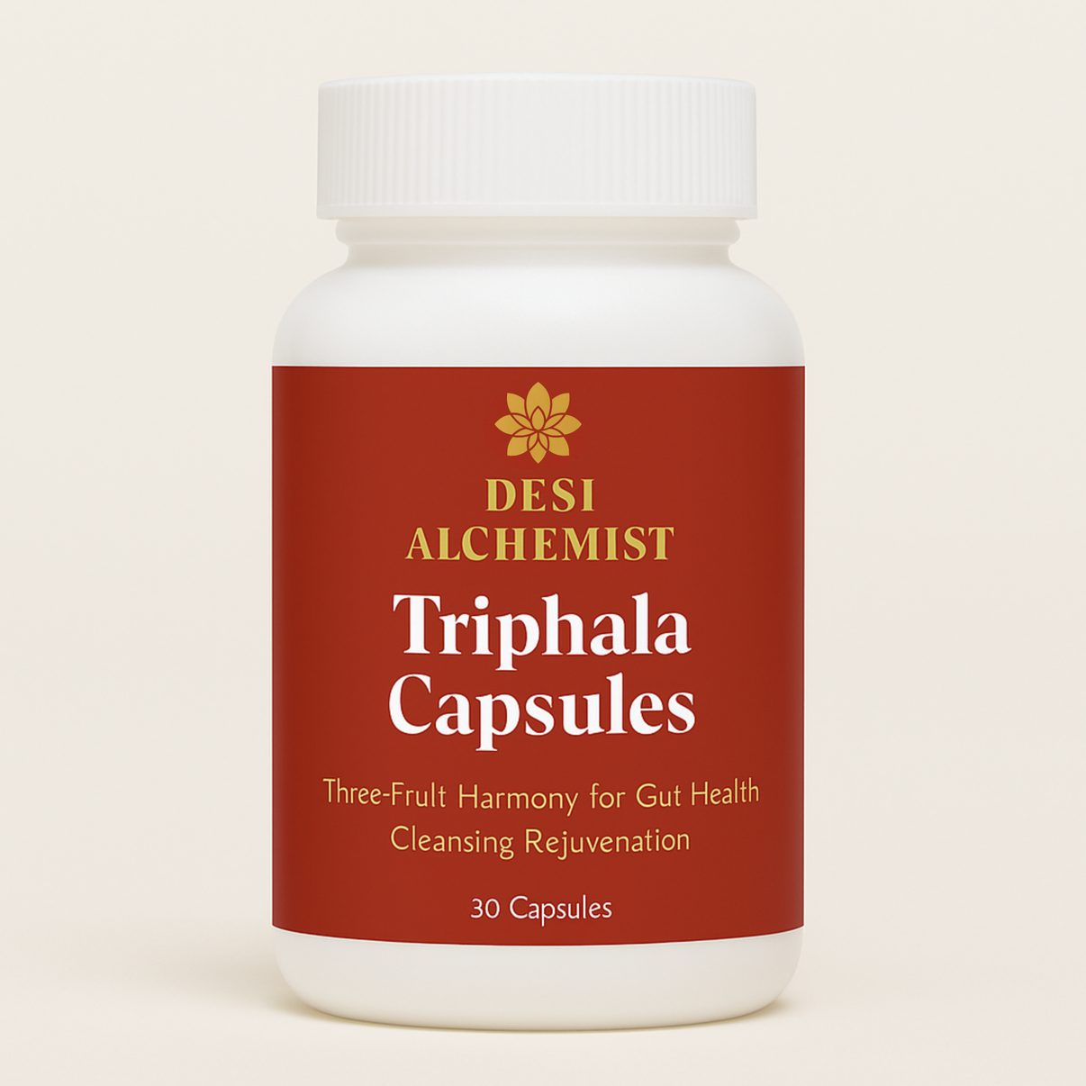 Triphala Capsules – Ayurvedic Digestive Support – DesiAlchemist